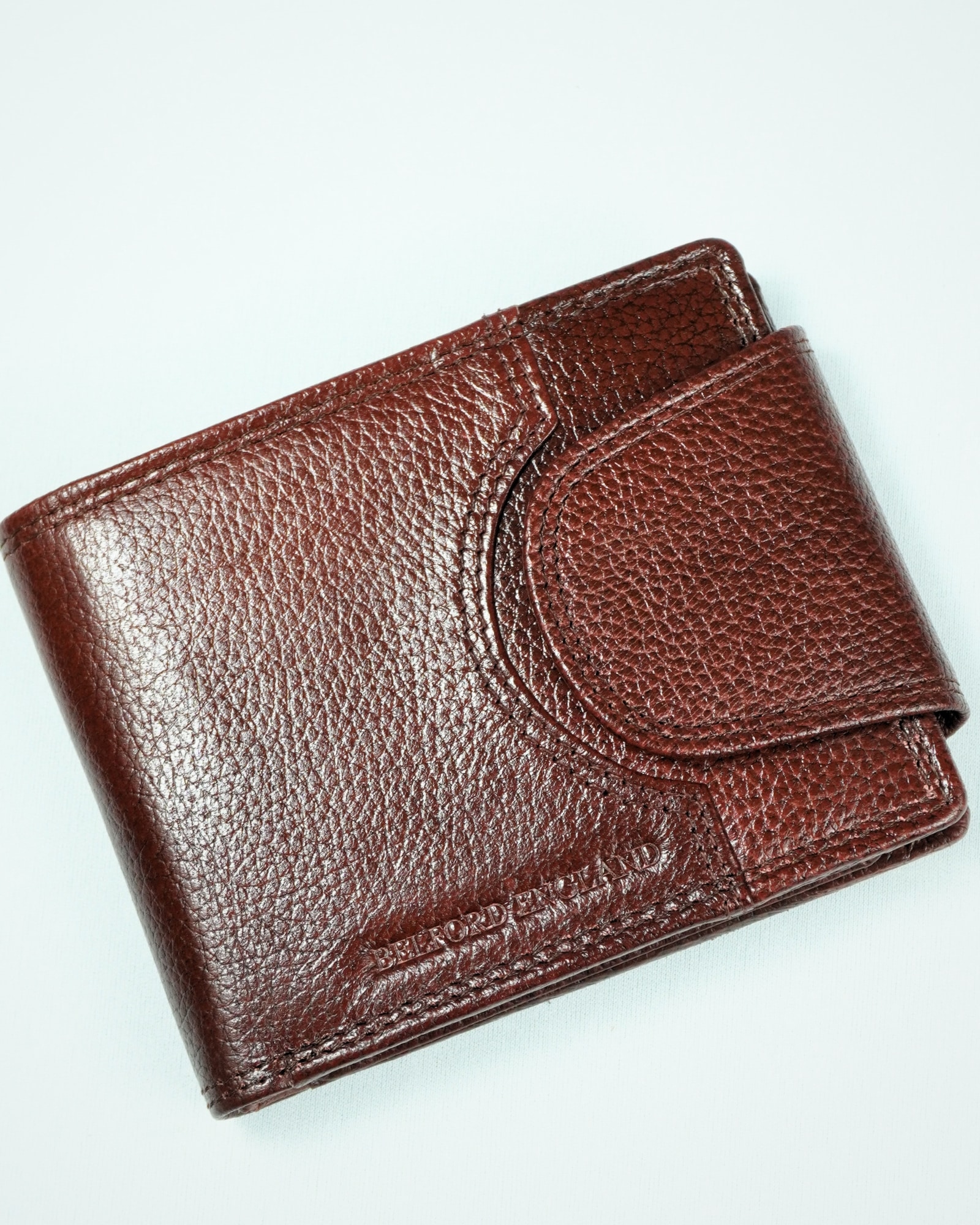 Cambridge Men’s Original Leather Wallet (Brown & Cherry Blend ...