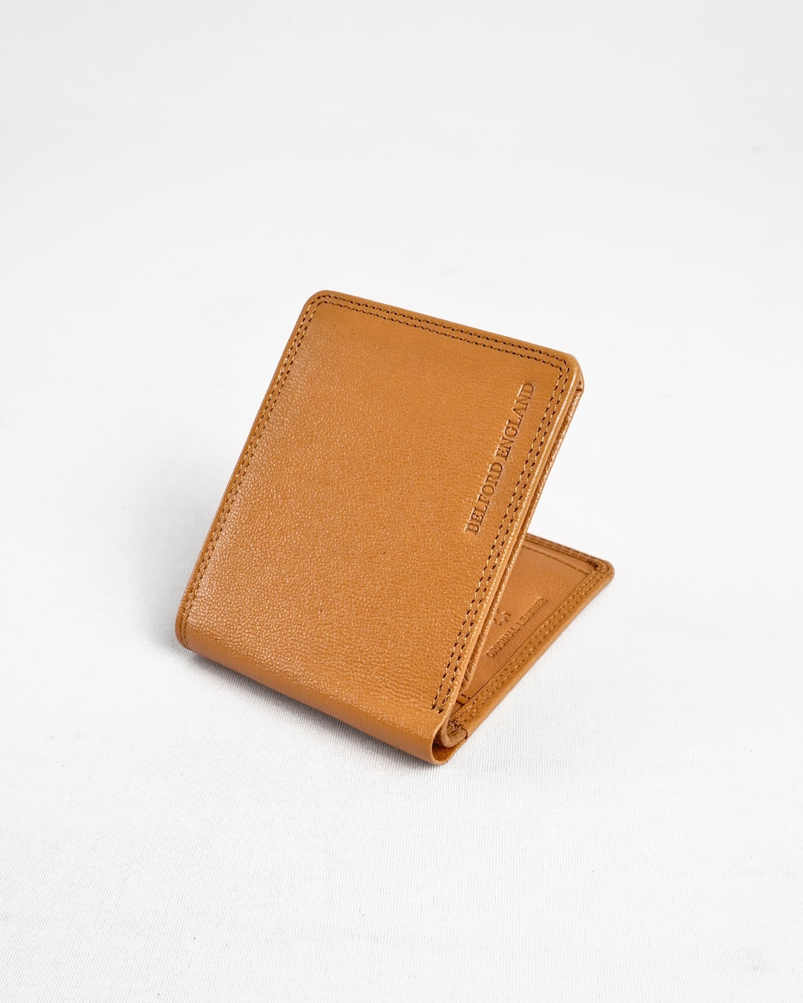 Cambridge Men’s Original Leather Wallet (Rich Brown) - Belford England